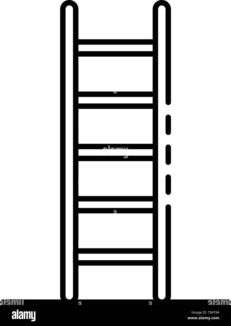 Wood staircase icon, outline style Stock Vector Image & Art - Alamy