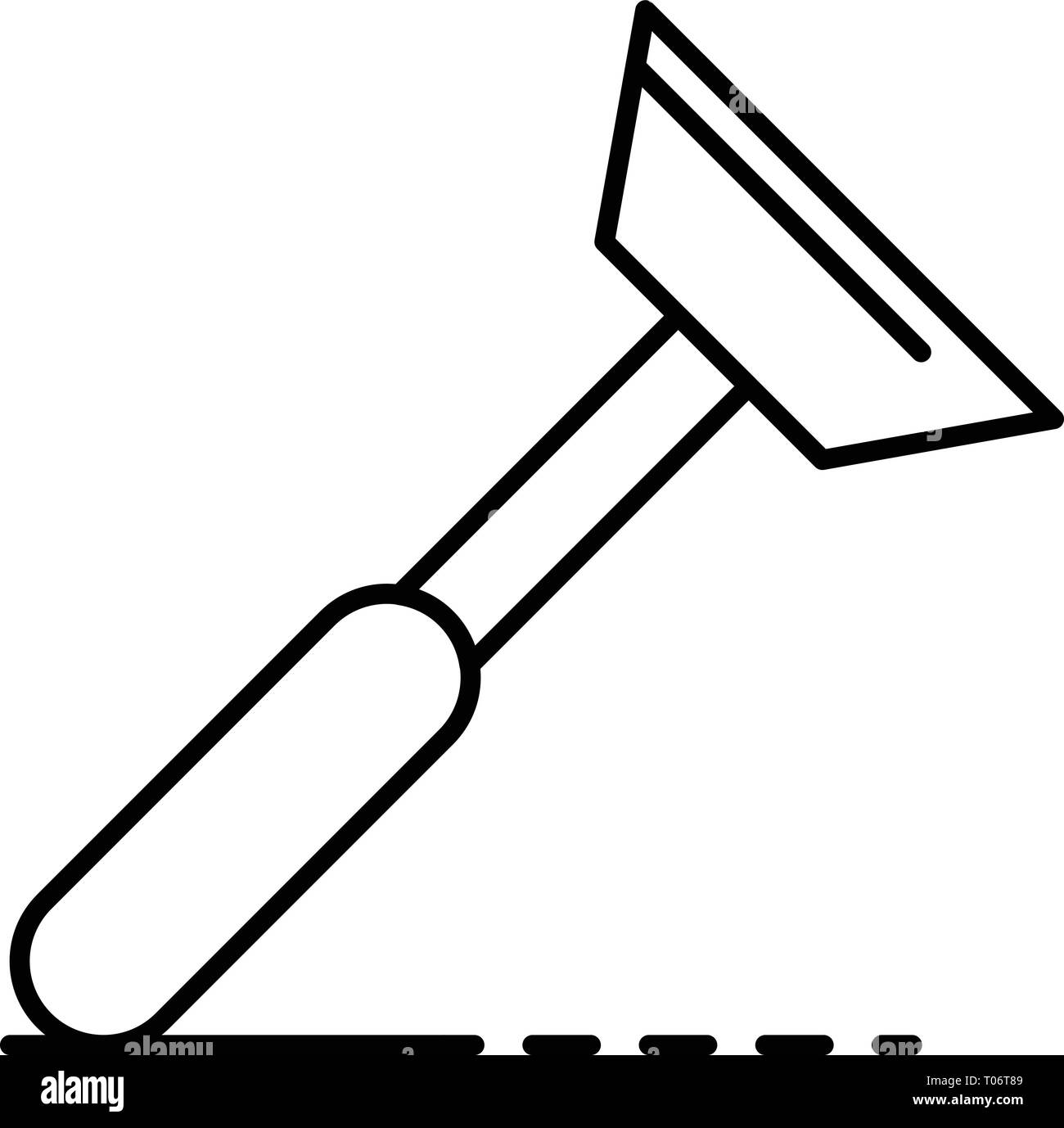 Hand spud icon, outline style Stock Vector Image & Art - Alamy