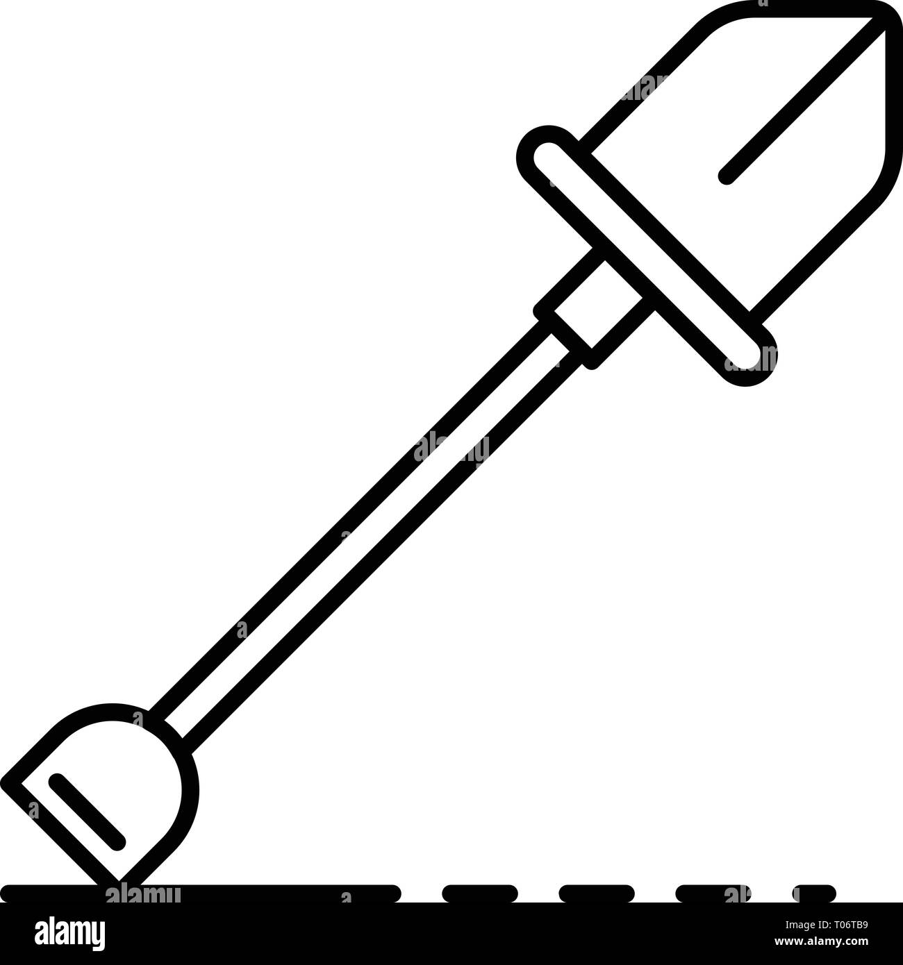 Garden shovel icon, outline style Stock Vector Image & Art - Alamy