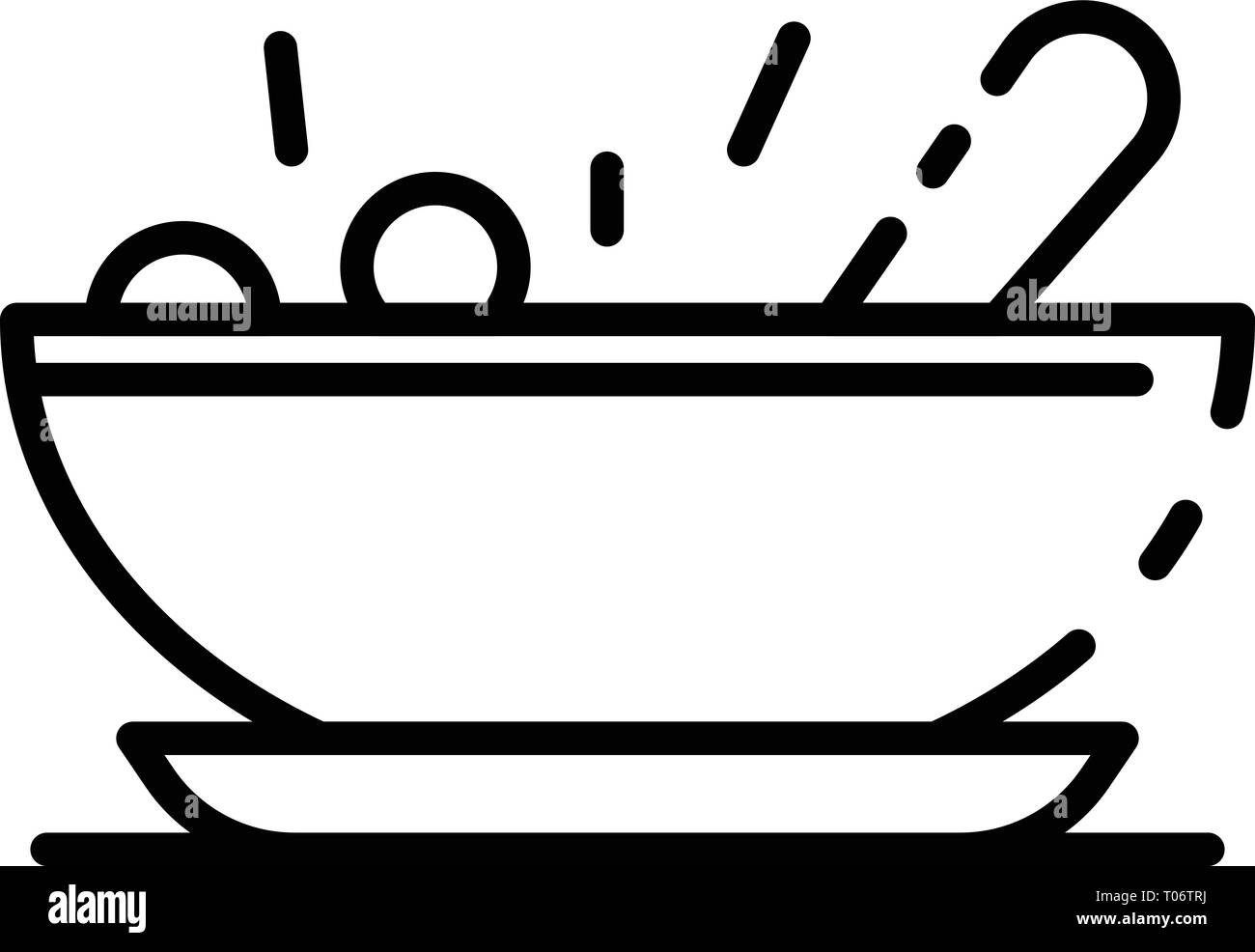 Child porridge bowl Stock Vector Images - Alamy