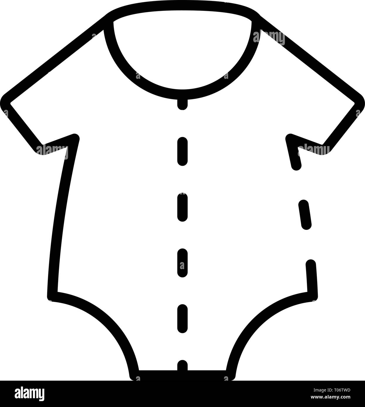 Baby new clothes icon, outline style Stock Vector Image & Art - Alamy