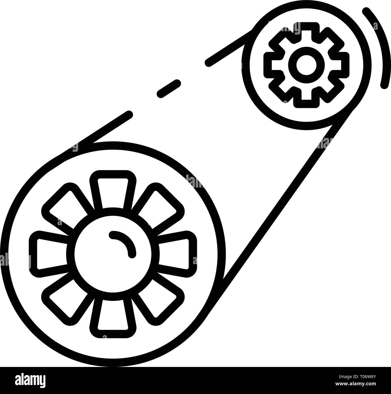 Timing chain Stock Vector Images - Alamy