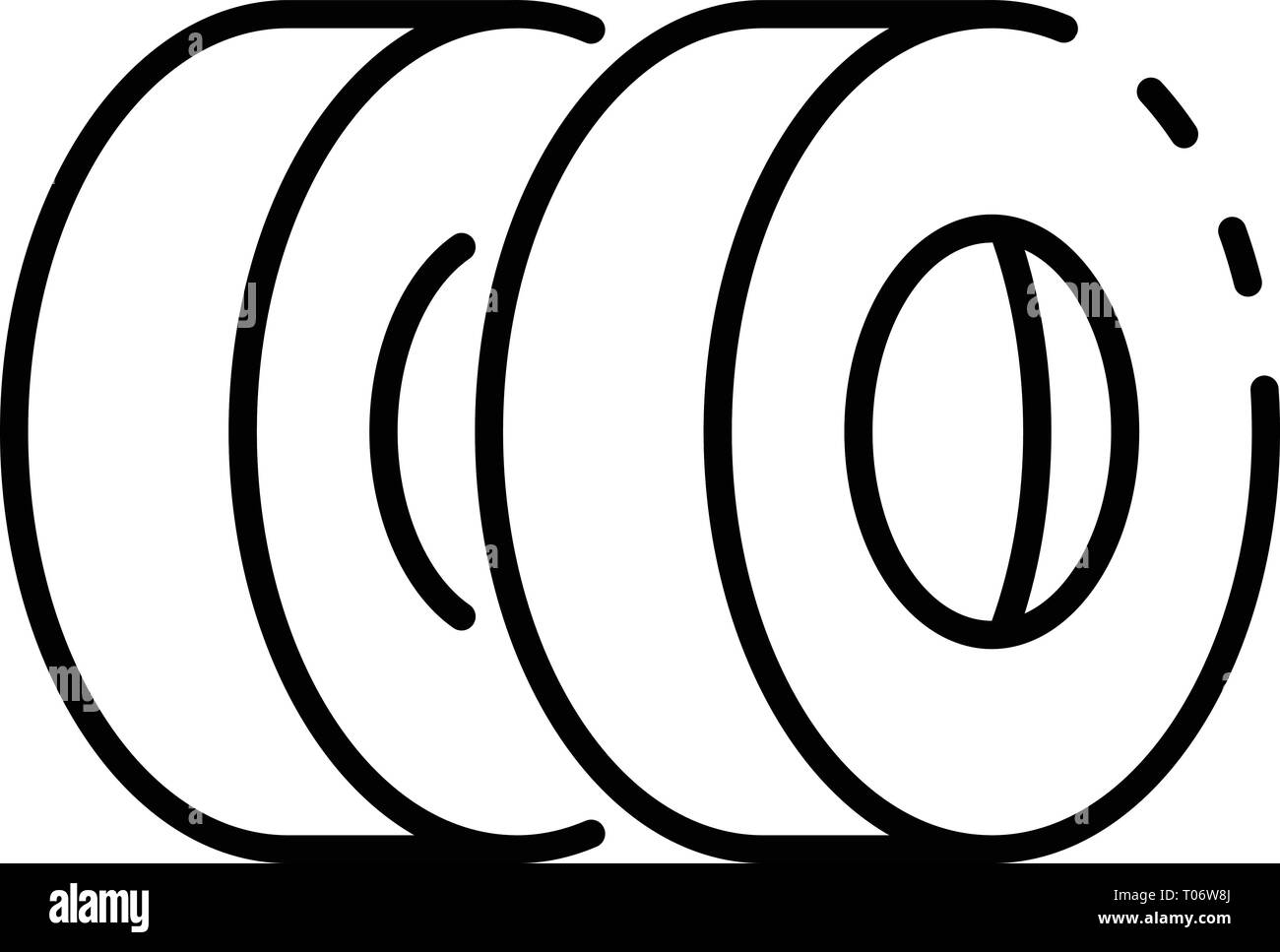 Car tyres icon, outline style Stock Vector Image & Art - Alamy