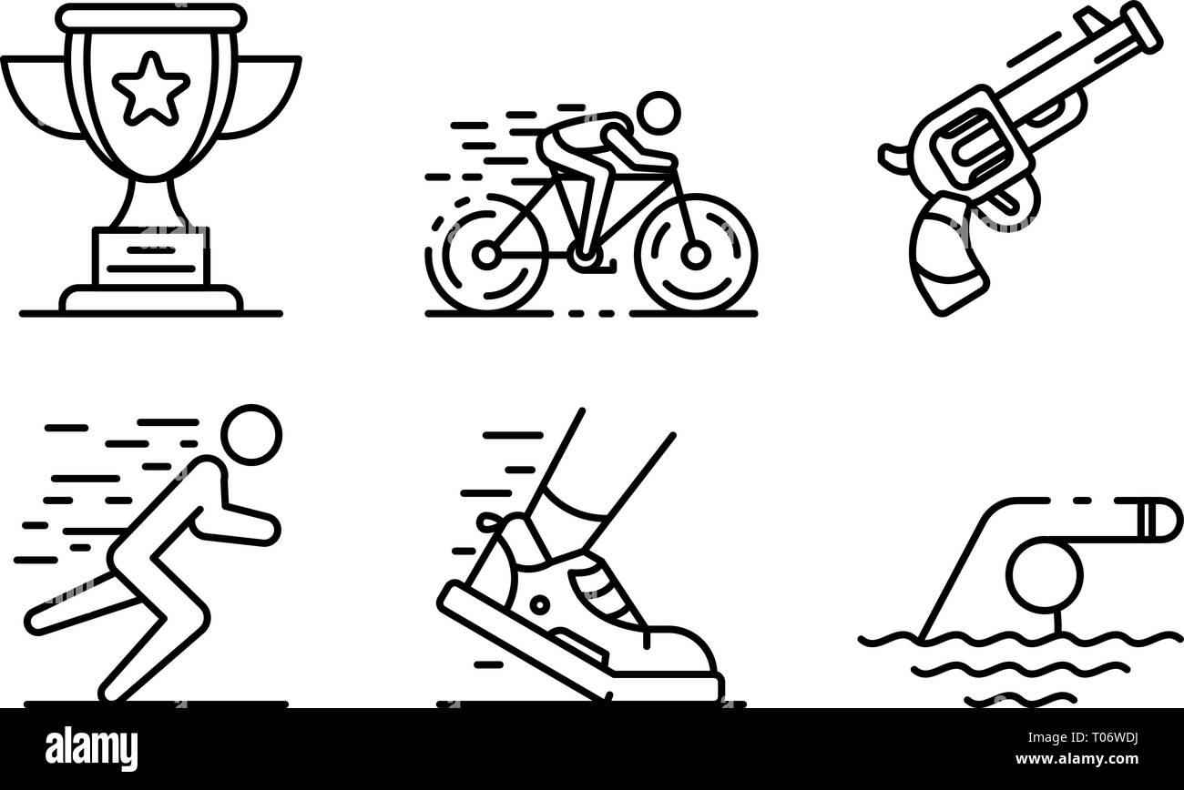 Duathlon Stock Vector Images - Alamy