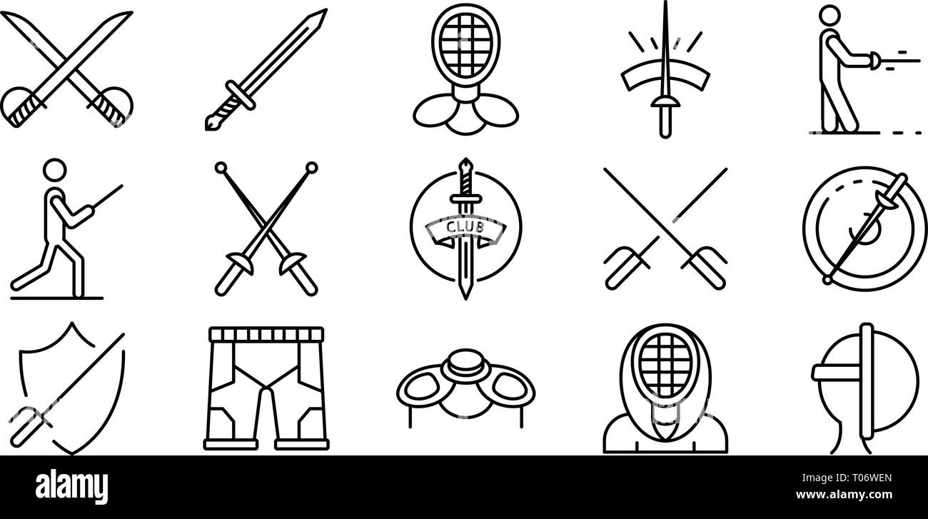 Fencing suit Stock Vector Images - Alamy