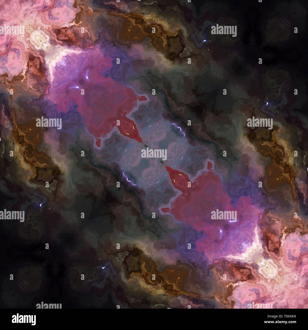 Fractal cosmic art. Graphic watercolor purple background. Galaxy cosmos ...