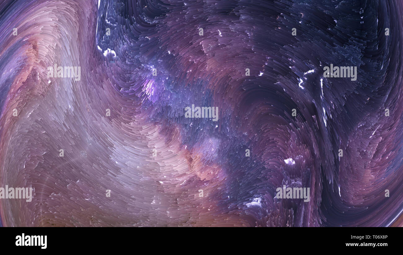 Purple graphic watercolor art. Cosmic fantasy background. Fractal ...
