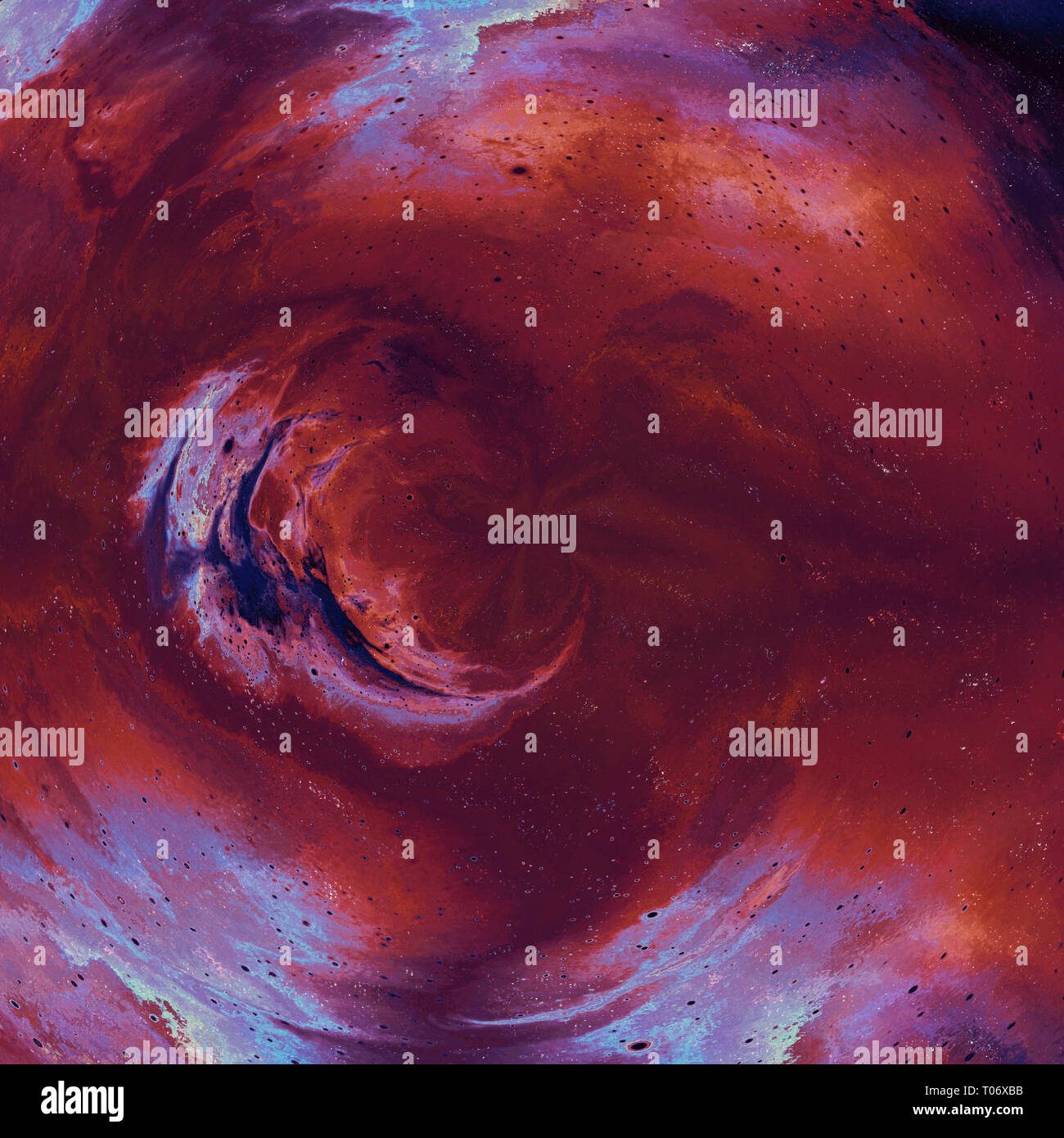 Abstract galaxy watercolor background. Colorful cosmic texture. Oil ...