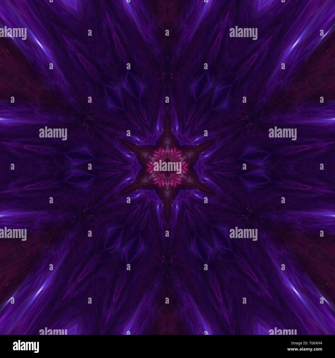 Fractal cosmic art. Graphic watercolor purple background. Galaxy cosmos ...