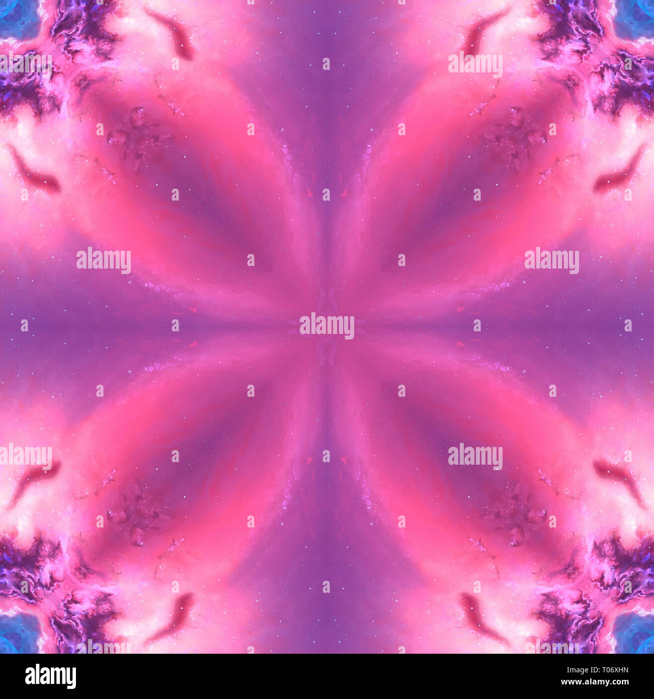 Fractal cosmic art. Graphic watercolor purple background. Galaxy cosmos ...