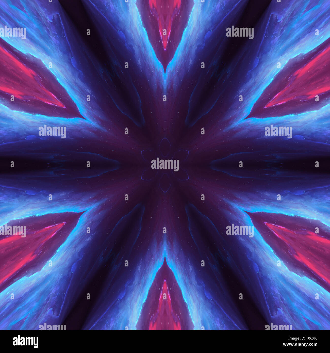 Fractal cosmic art. Graphic watercolor purple background. Galaxy cosmos ...