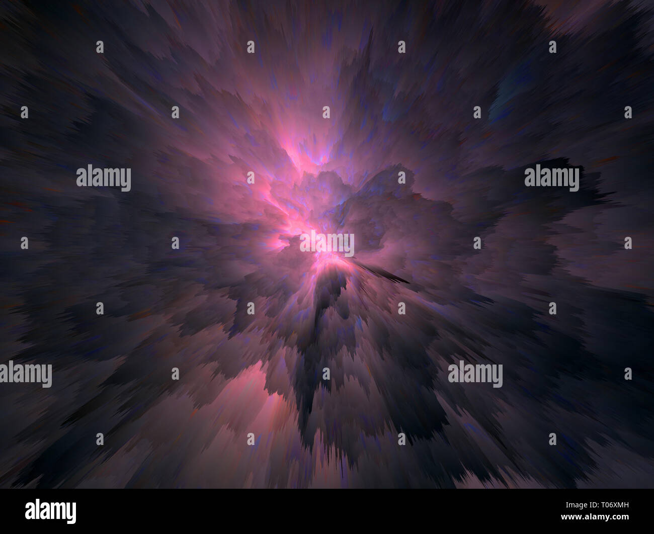 Fractal cosmic art. Graphic watercolor purple background. Galaxy cosmos ...