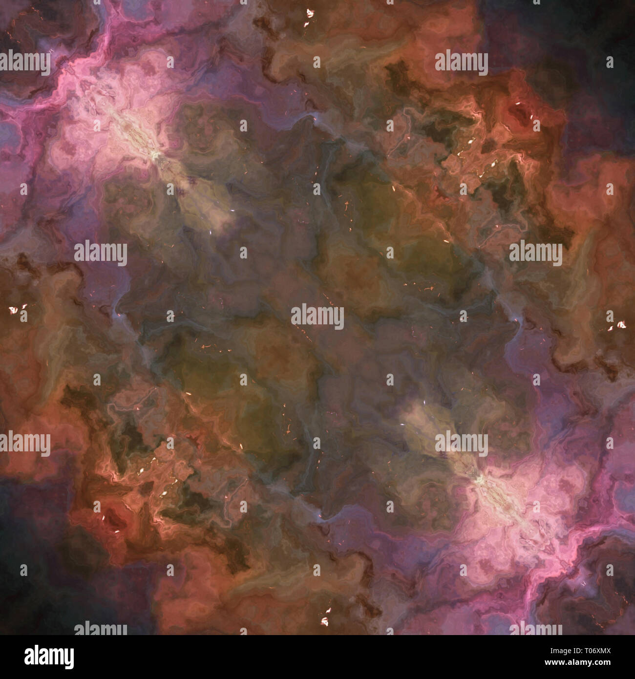Fractal cosmic art. Graphic watercolor purple background. Galaxy cosmos ...