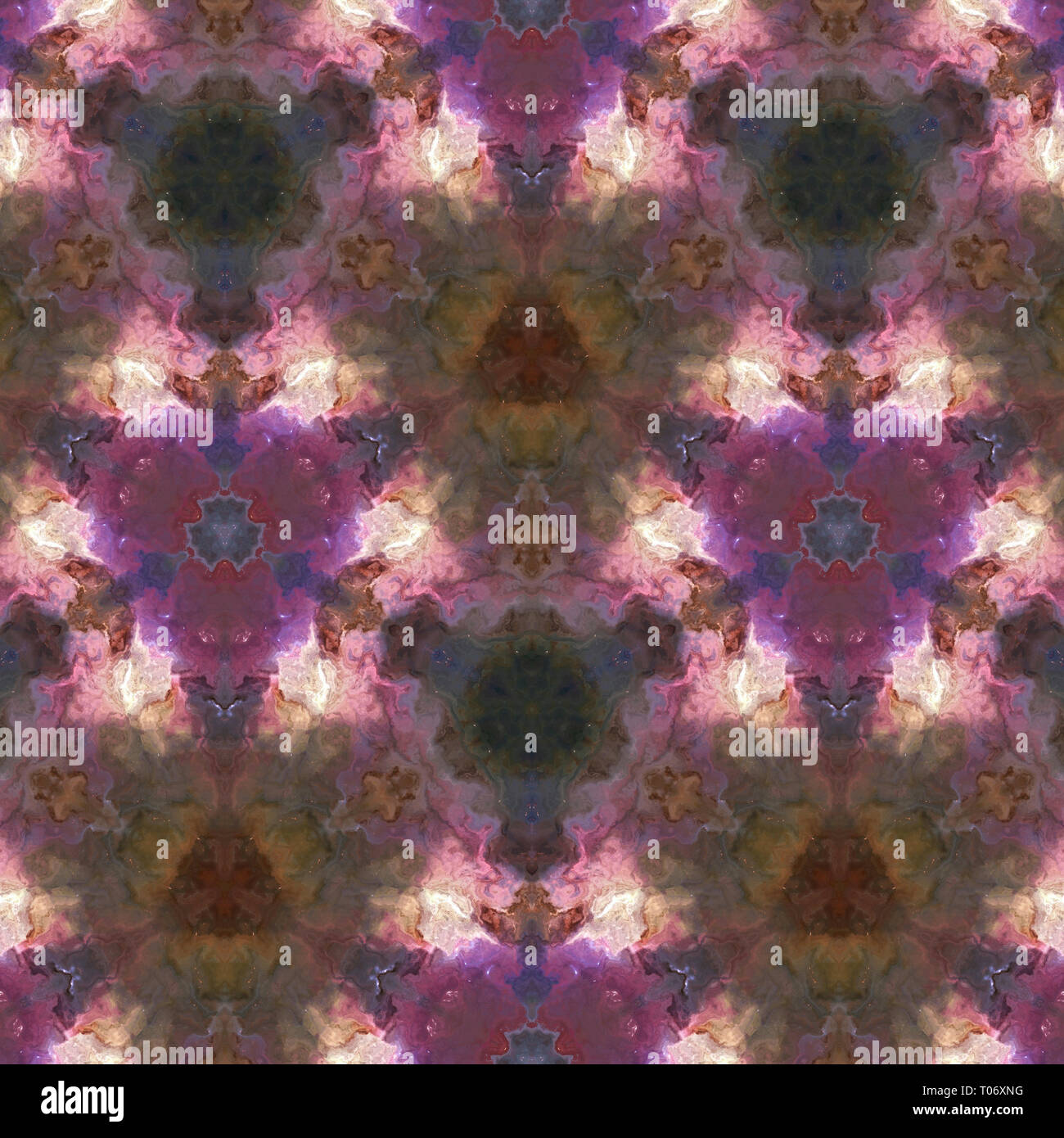 Fractal cosmic art. Graphic watercolor purple background. Galaxy cosmos ...