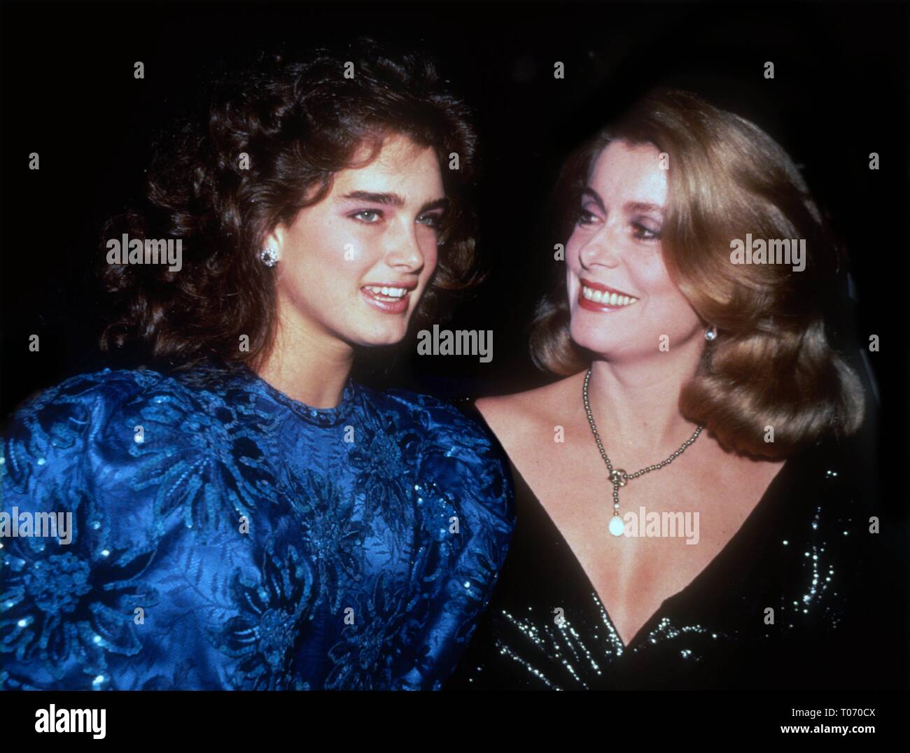 Catherine Deneuve and Brooke Shields 1983 Photo By John Barrett ...