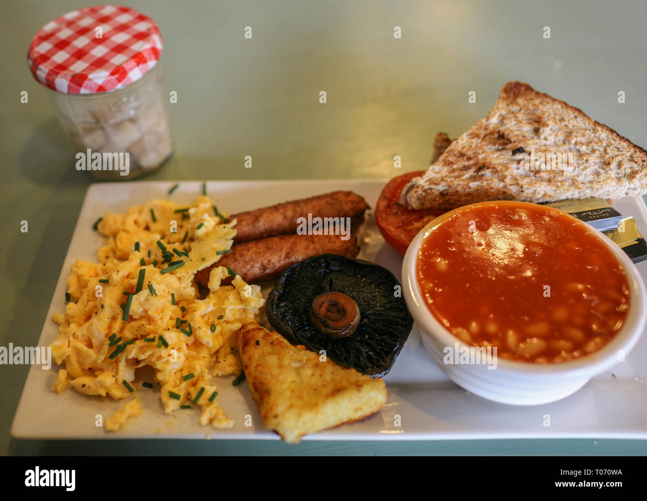 Full English Breakfast Stock Photo - Alamy