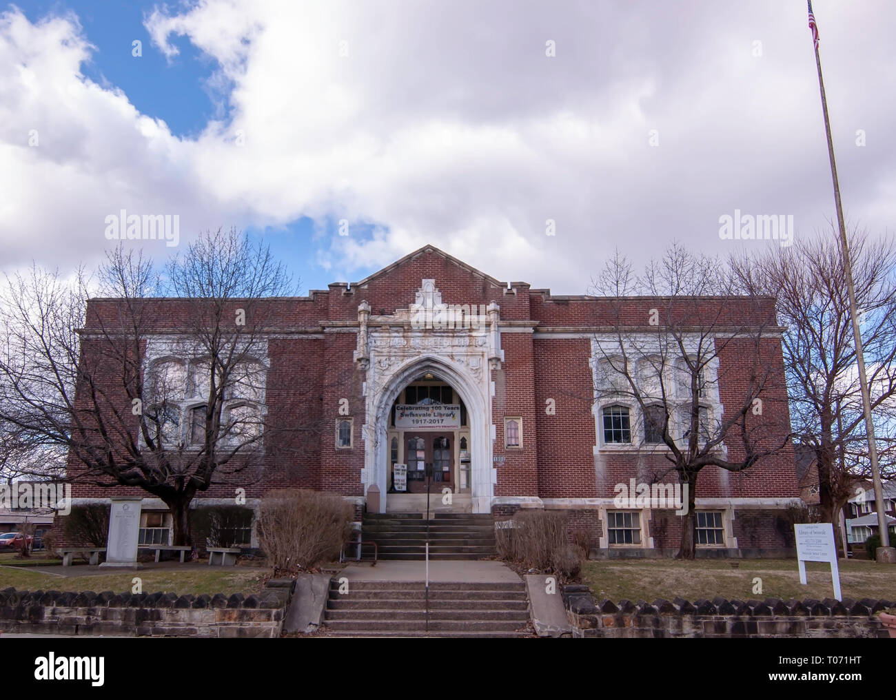 The Carnegie Free Library of Swissvale, opened in 1917 it is one of the ...