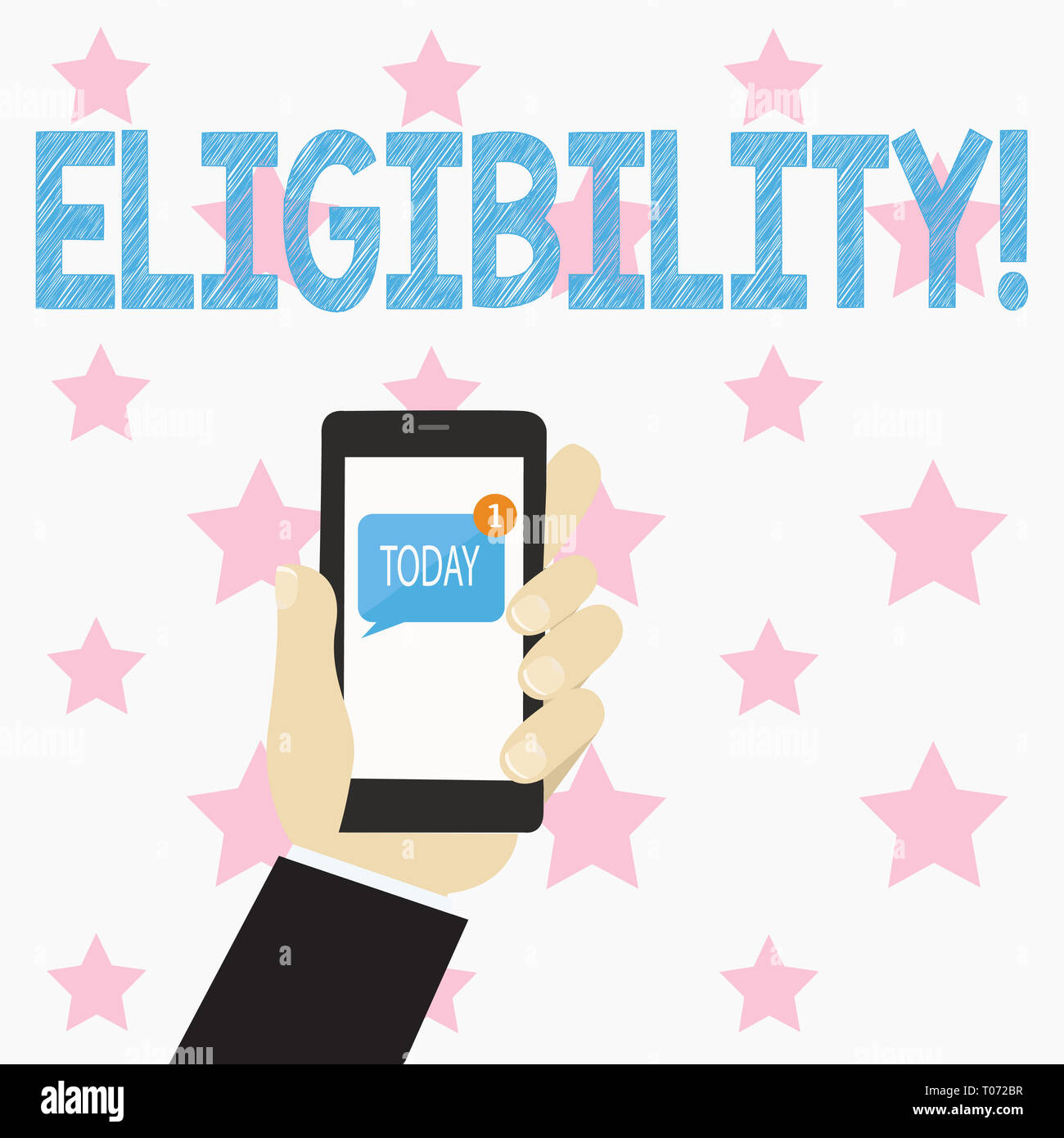 Text sign showing Eligibility. Business photo text State of having the ...