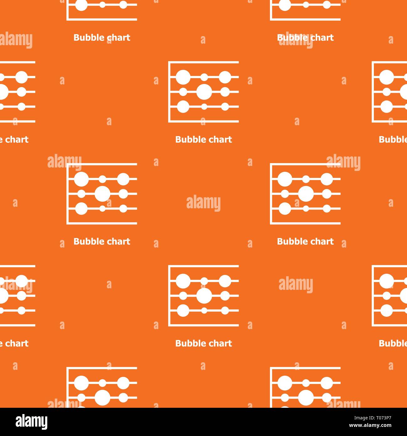 Bubble chart pattern vector orange Stock Vector Image & Art - Alamy