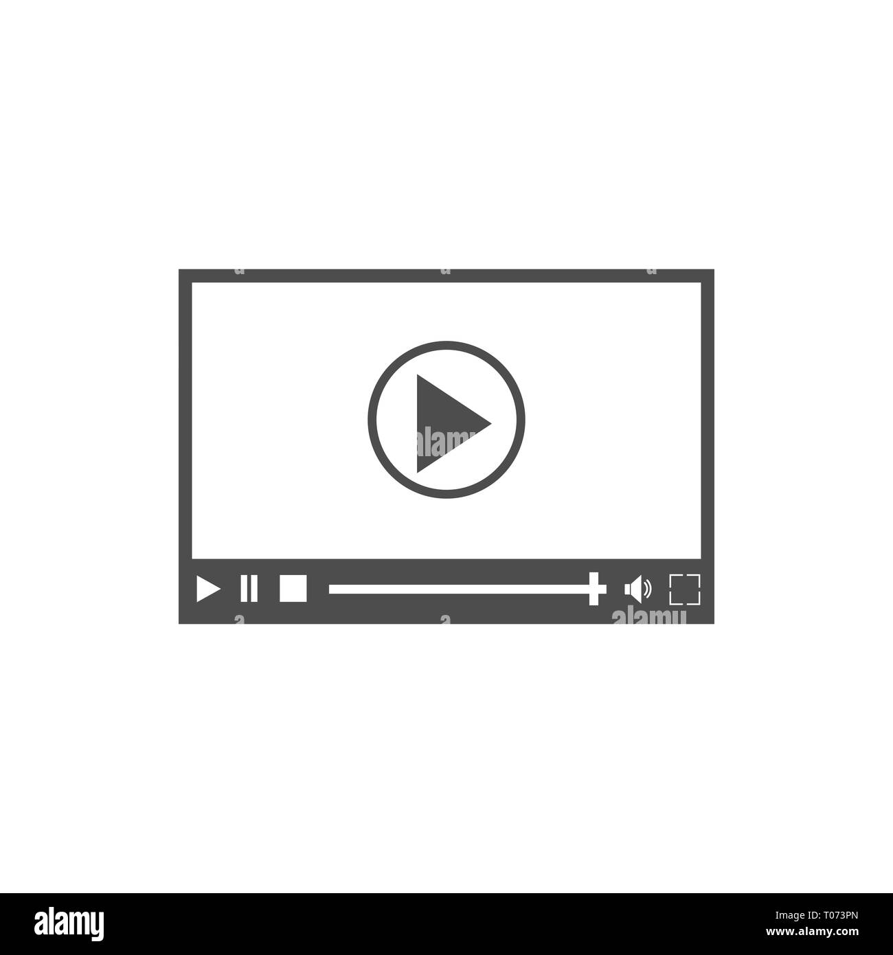Video Player Icon Psd