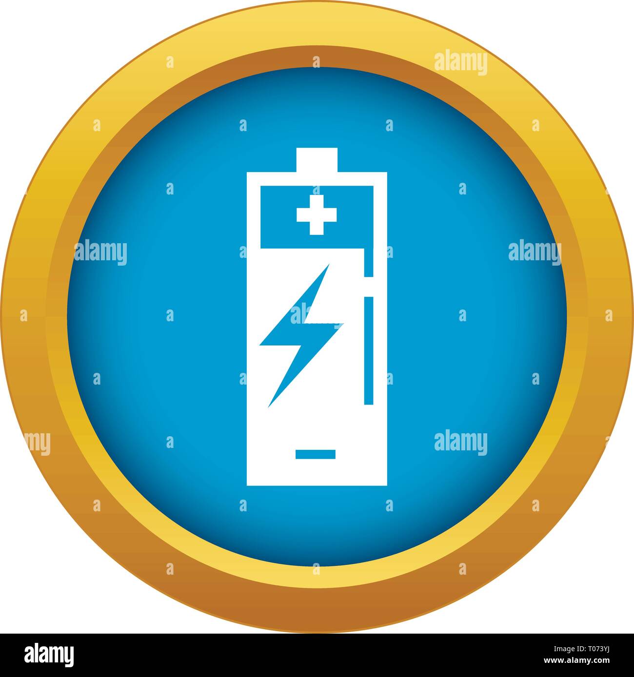 Wind turbine battery charging icon blue vector isolated Stock Vector ...