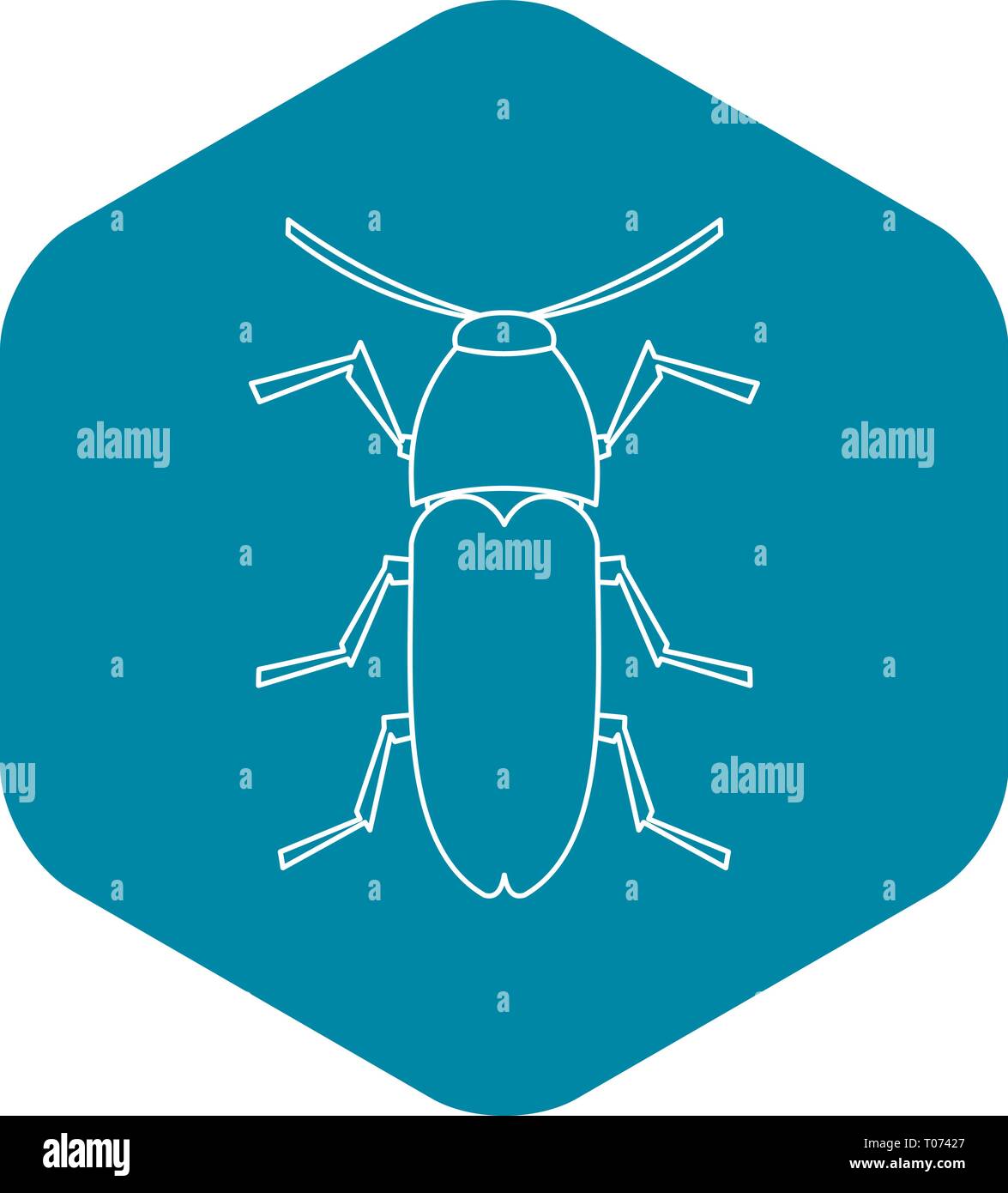 Dung beetle icon, outline style Stock Vector Image & Art - Alamy