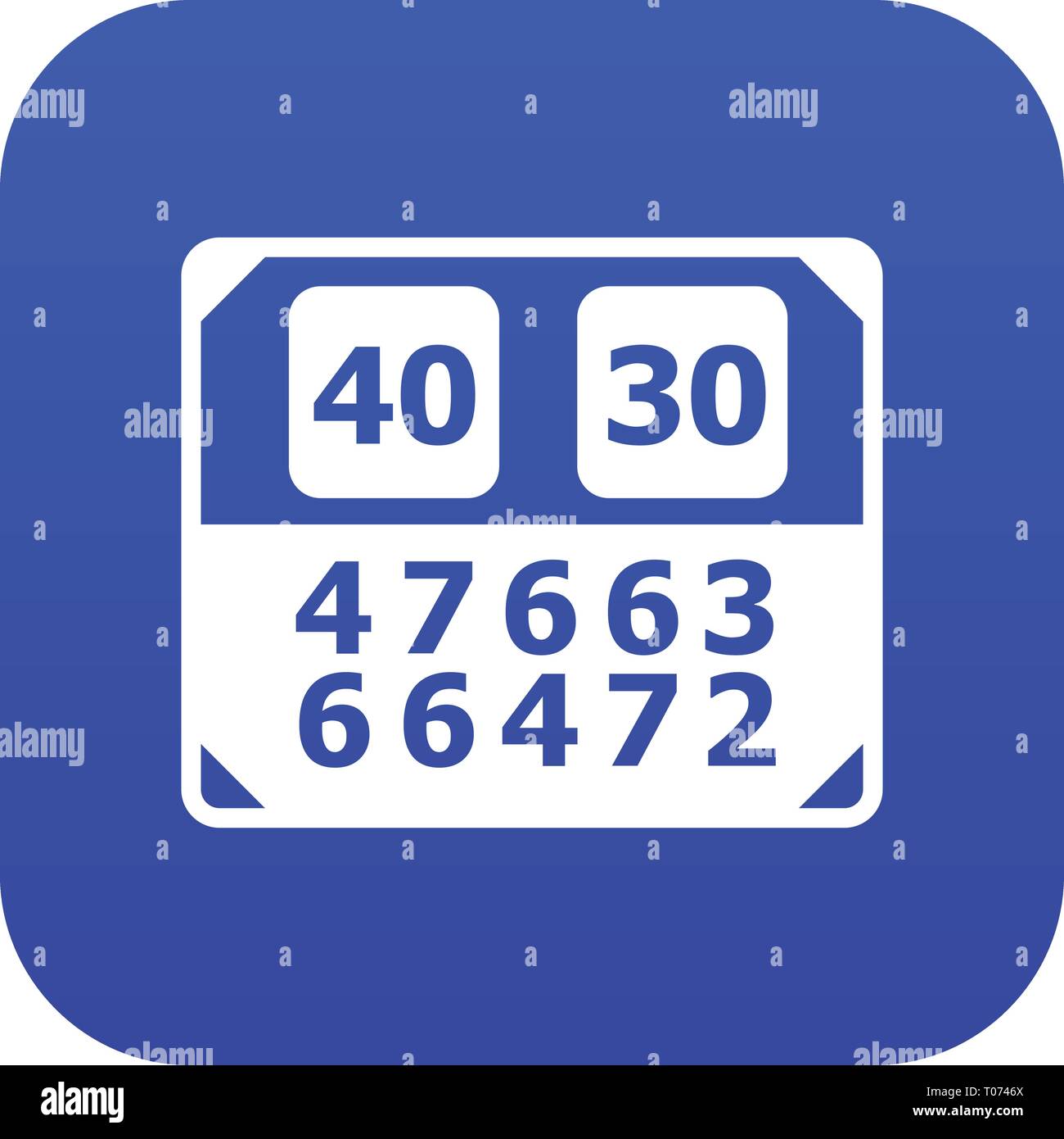 Electronic timetable display Stock Vector Images - Alamy