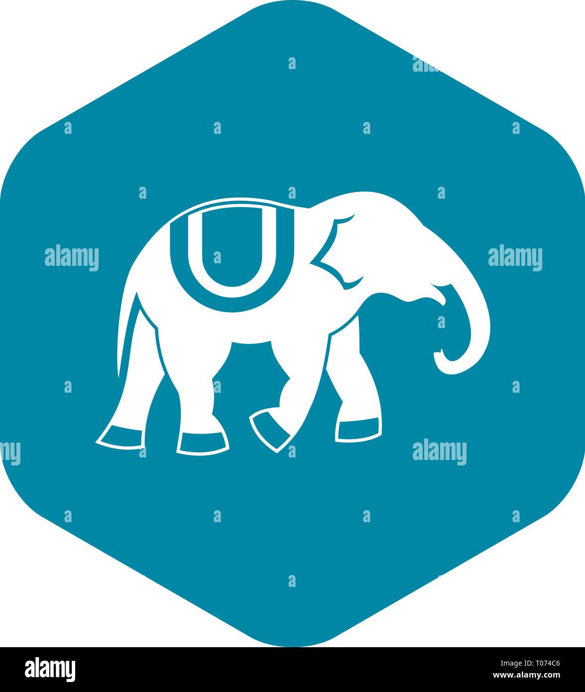 Elephant icon, simple style Stock Vector Image & Art - Alamy