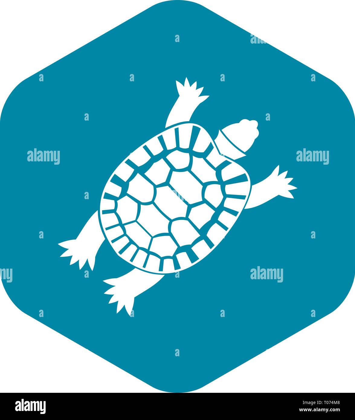 Turtle icon, simple style Stock Vector Image & Art - Alamy