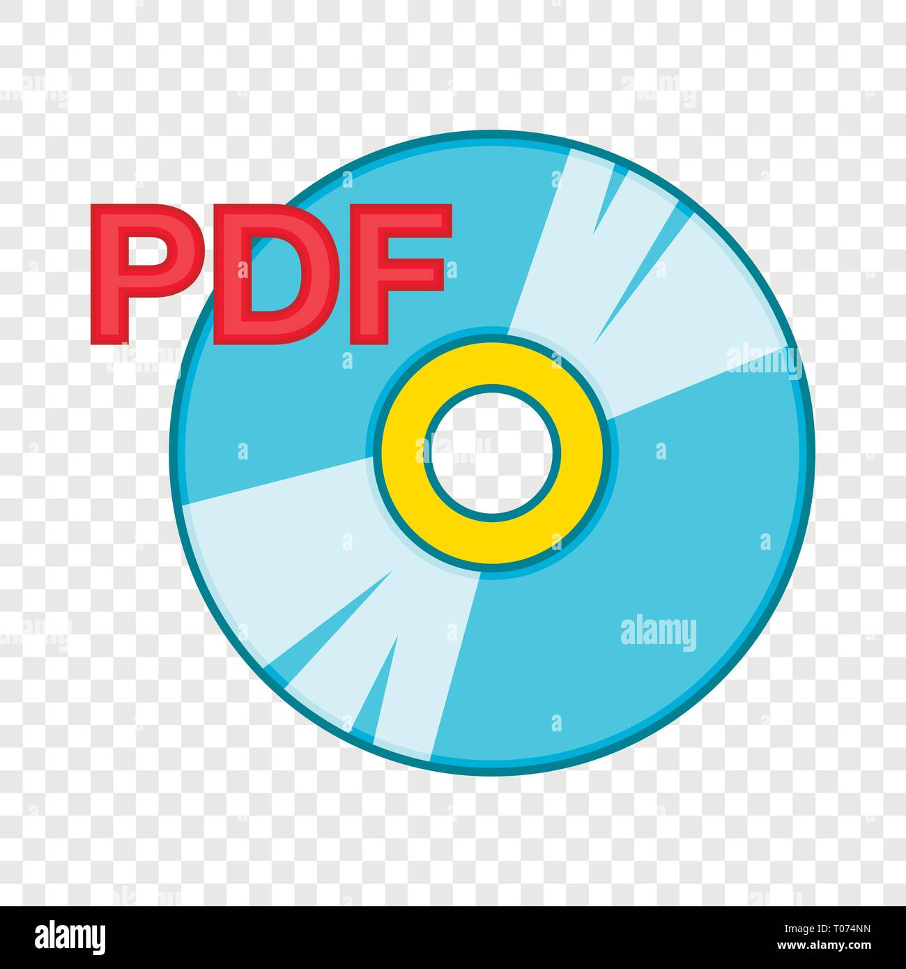 PDF book icon, cartoon style Stock Vector Image & Art - Alamy
