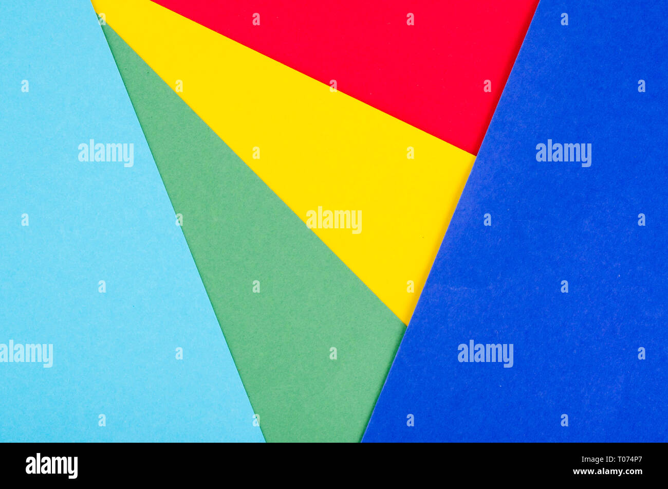 World Autism Awareness Day concept on different geometric colors ...