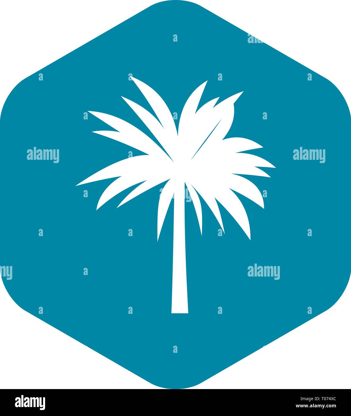 Palm icon, simple style Stock Vector Image & Art - Alamy
