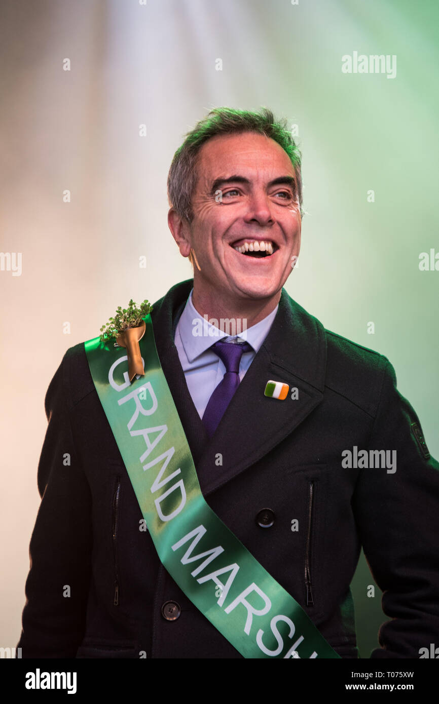 London, Central London, UK. 17th Mar, 2019. James Nesbitt, actor seen ...