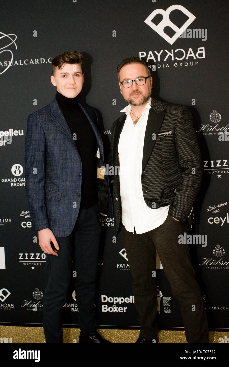 Golden Carpet of the Swiss Men's Award Final 2019 in Zurich Stock Photo ...