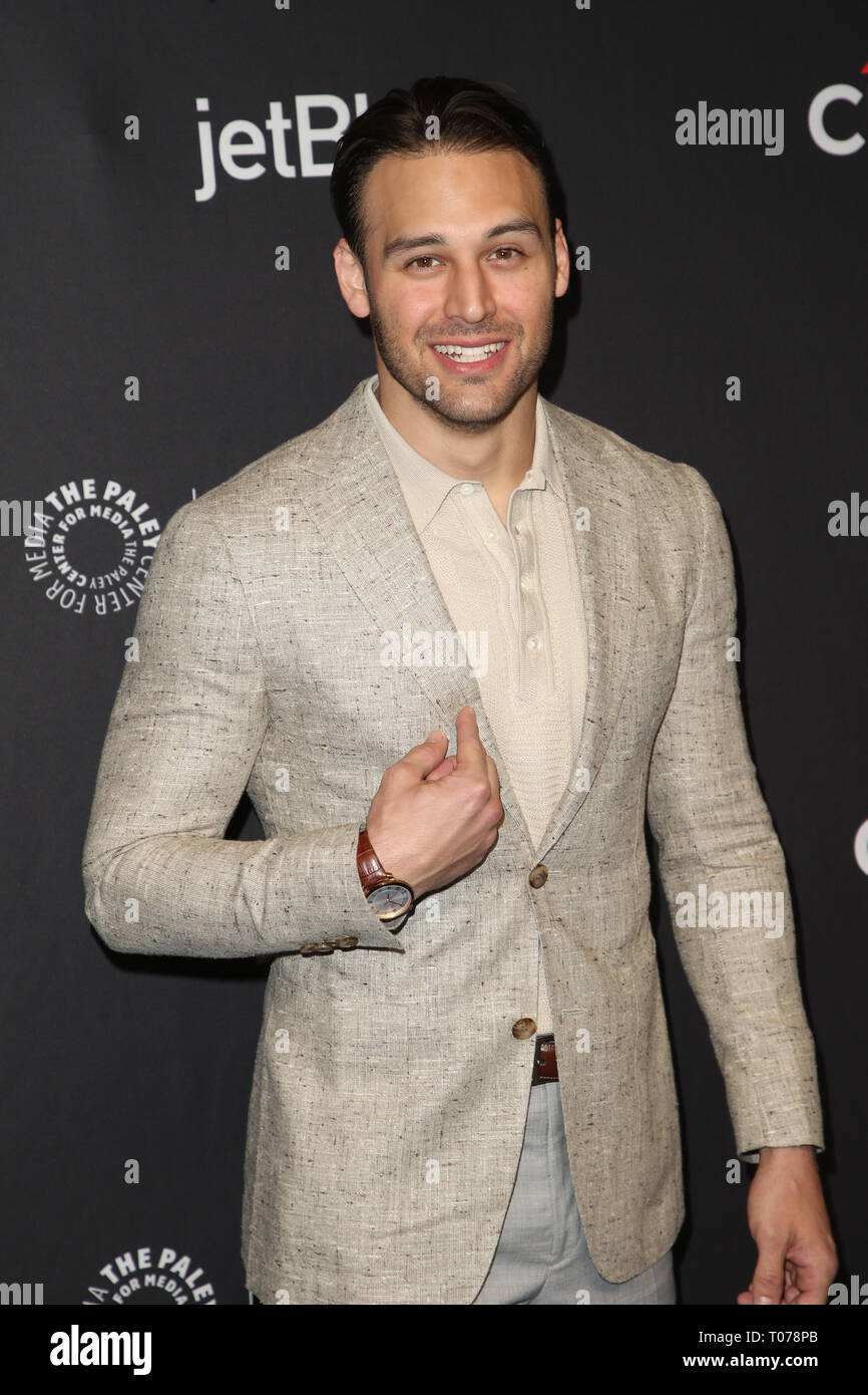 Hollywood, Ca. 17th Mar, 2019. Ryan Guzman at the 36th Annual PaleyFest ...