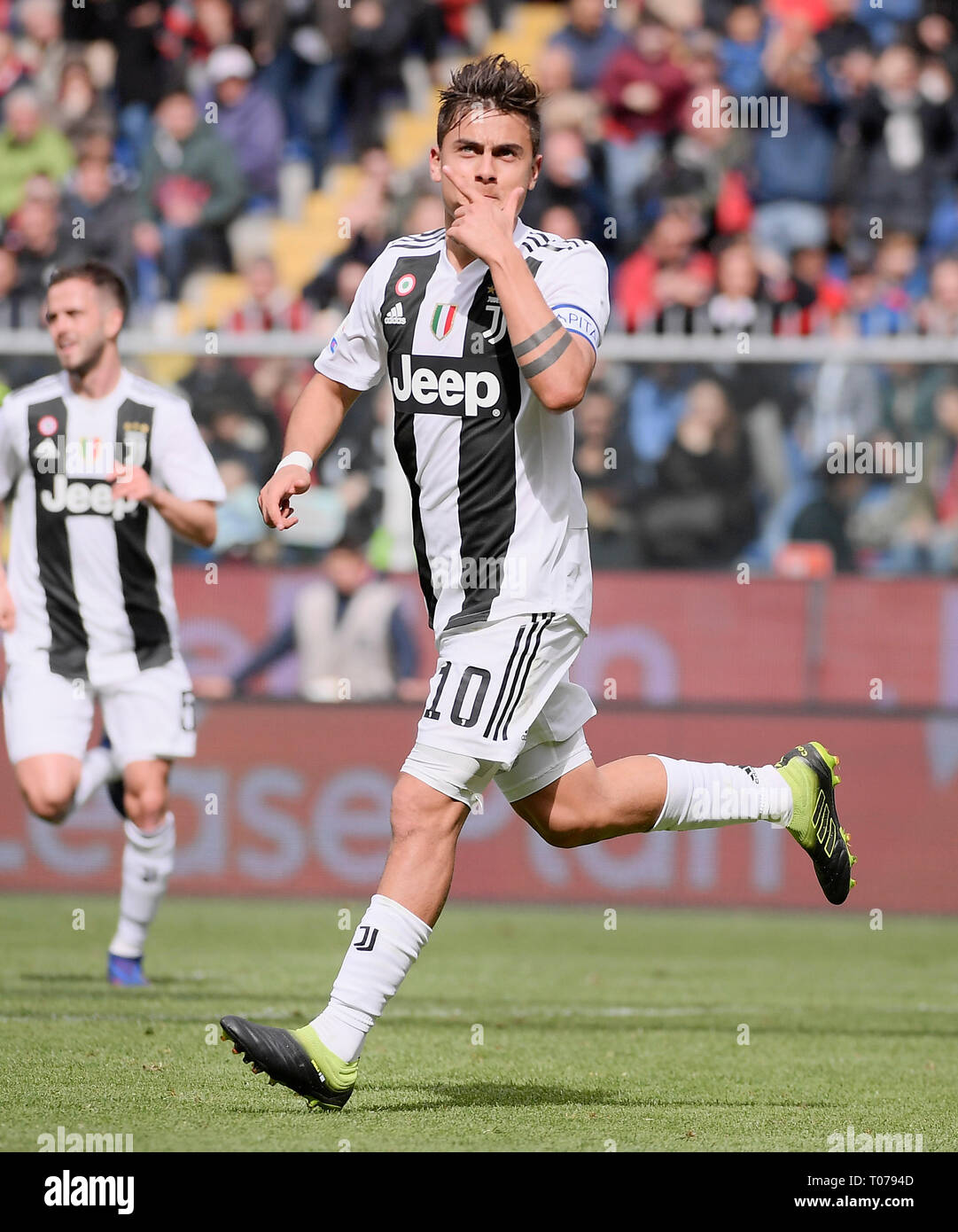 Juventus paulo dybala celebrates 2019 hi-res stock photography and ...