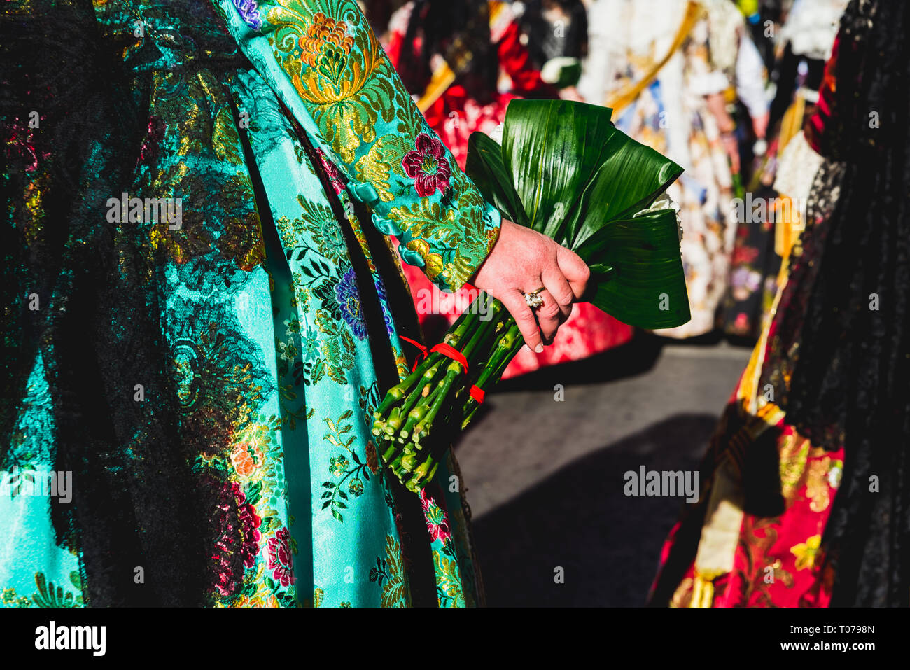 Fallera dresses hi-res stock photography and images - Alamy