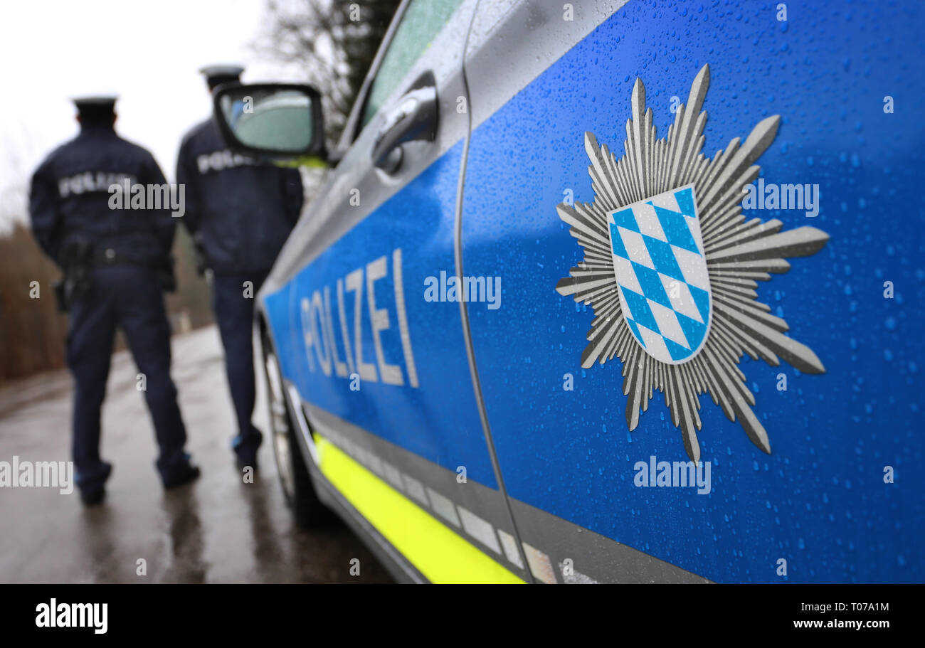 Bavarian police car hi-res stock photography and images - Alamy