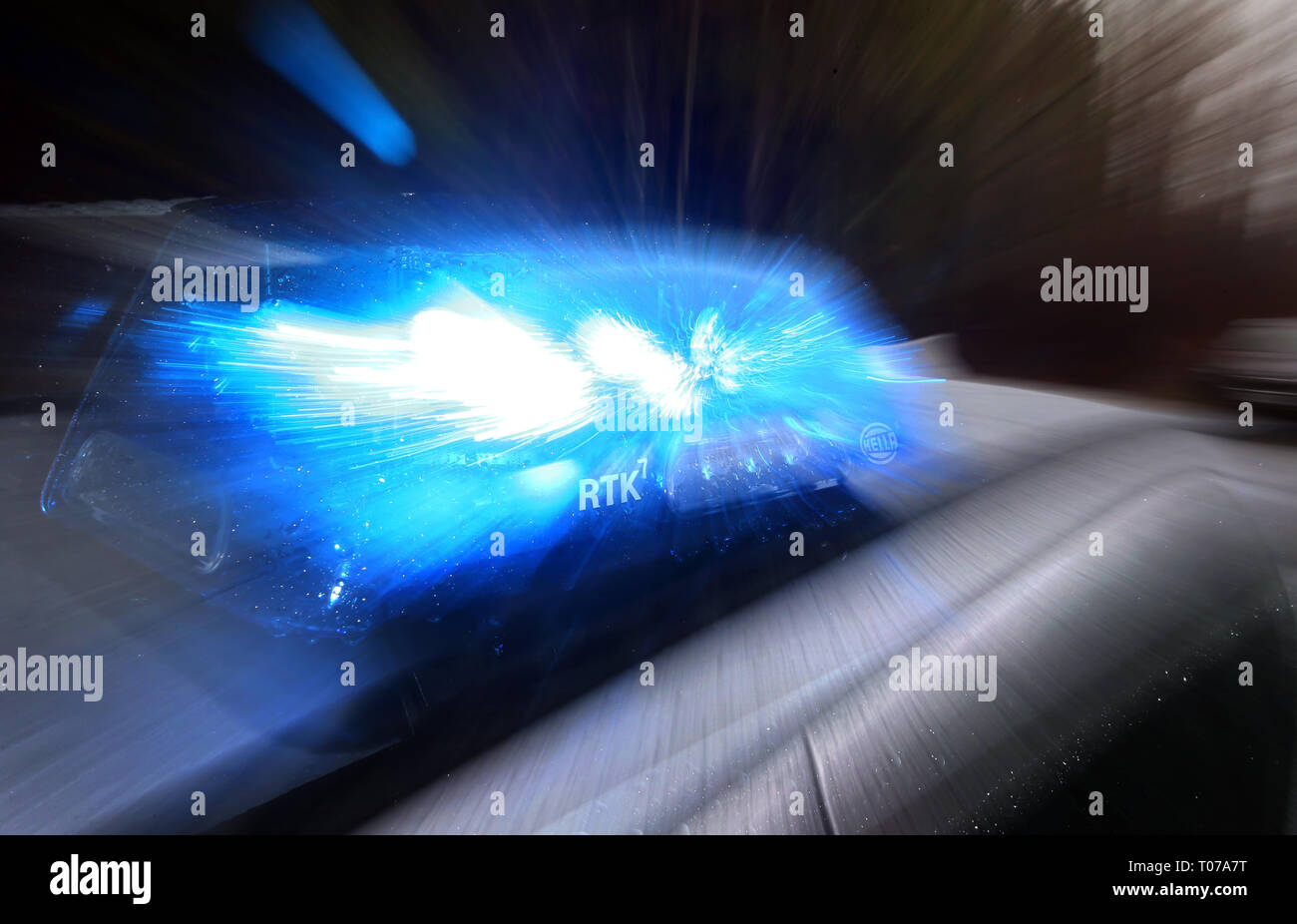 Police Car With Zoom Effect High Resolution Stock Photography and ...