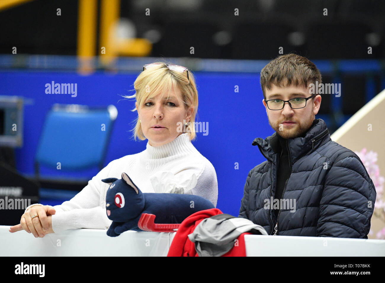 Saitama, Japan. Credit: MATSUO. 18th Mar, 2019. (L-R) Tracy Wilson ...