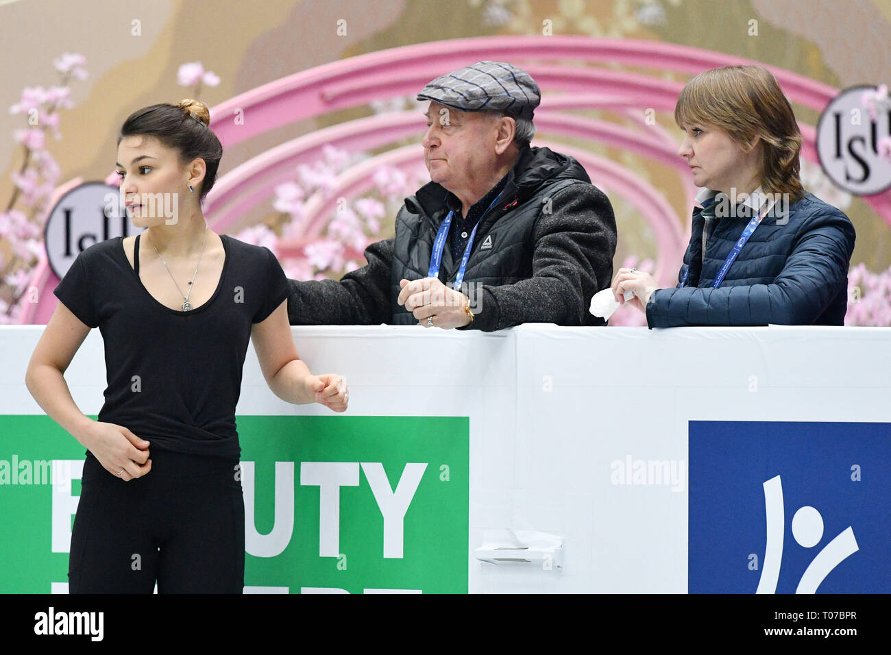 Saitama, Japan. Credit: MATSUO. 18th Mar, 2019. (L-R) Sofia Samodurova ...