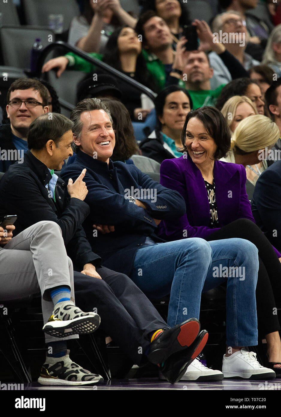 Sacramento, CA, USA. 17th Mar, 2019. Sacramento Kings owner Vivek ...