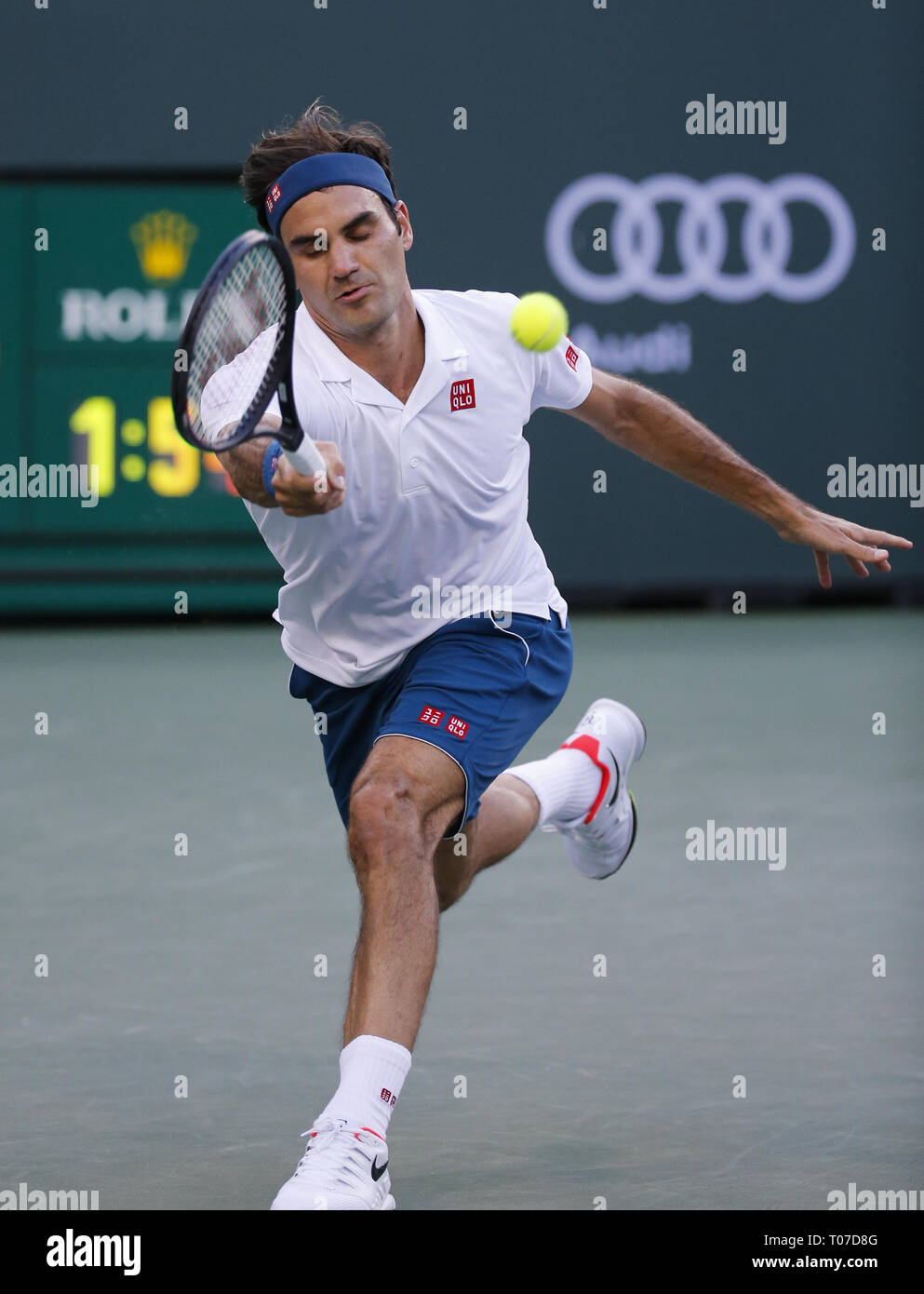 Los Angeles, California, USA. 17th Mar, 2019. Roger Federer of ...