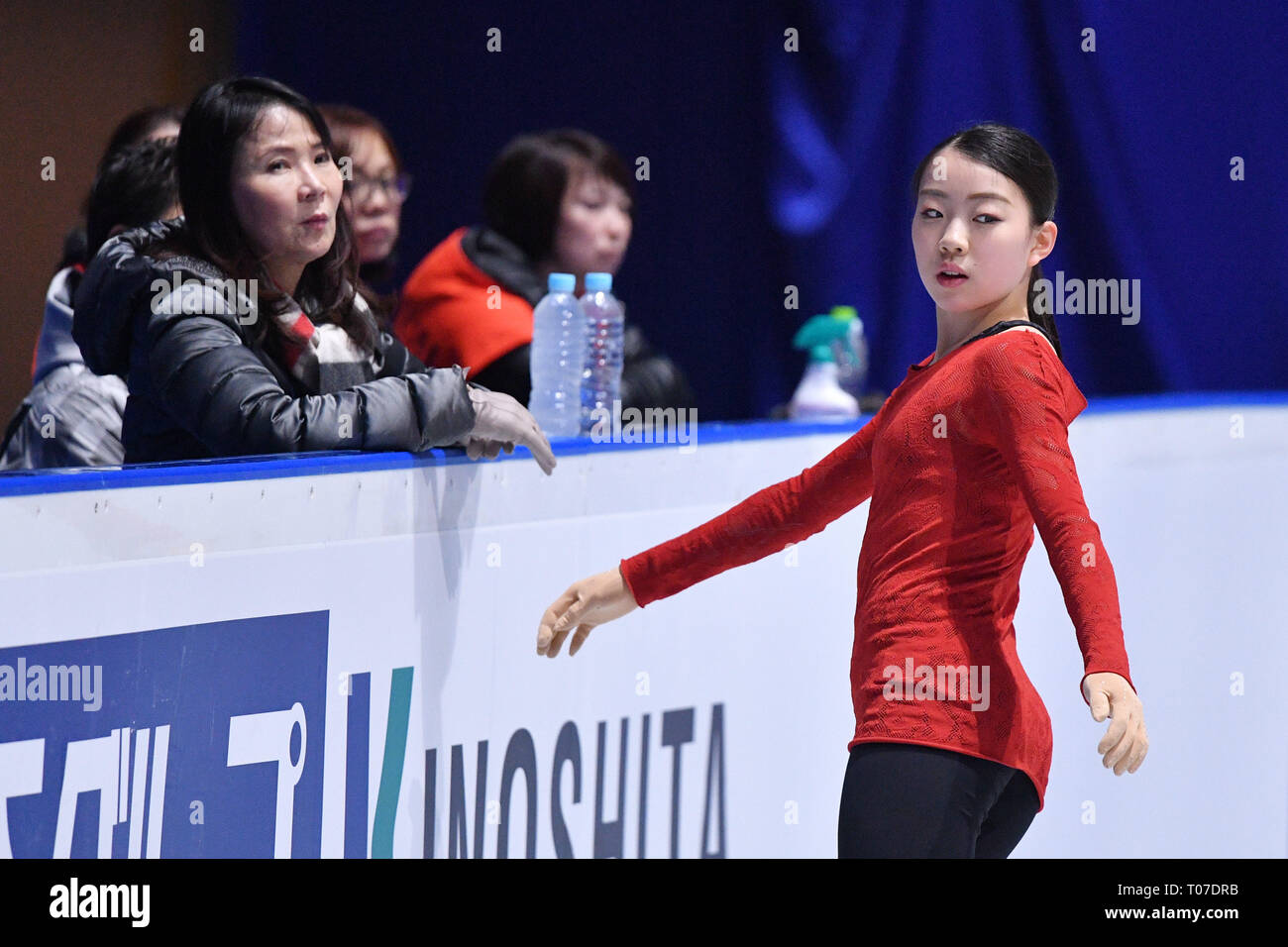 Saitama, Japan. Credit: MATSUO. 18th Mar, 2019. (L-R) Mie Hamada, ?Rika ...