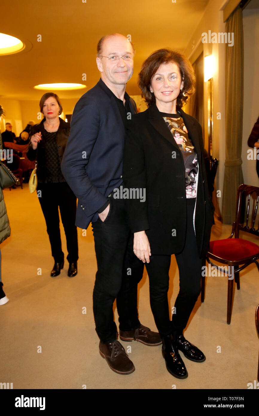 Berlin, Germany. 17th Mar, 2019. Horst Günter Marx, Marijam Agischewa ...