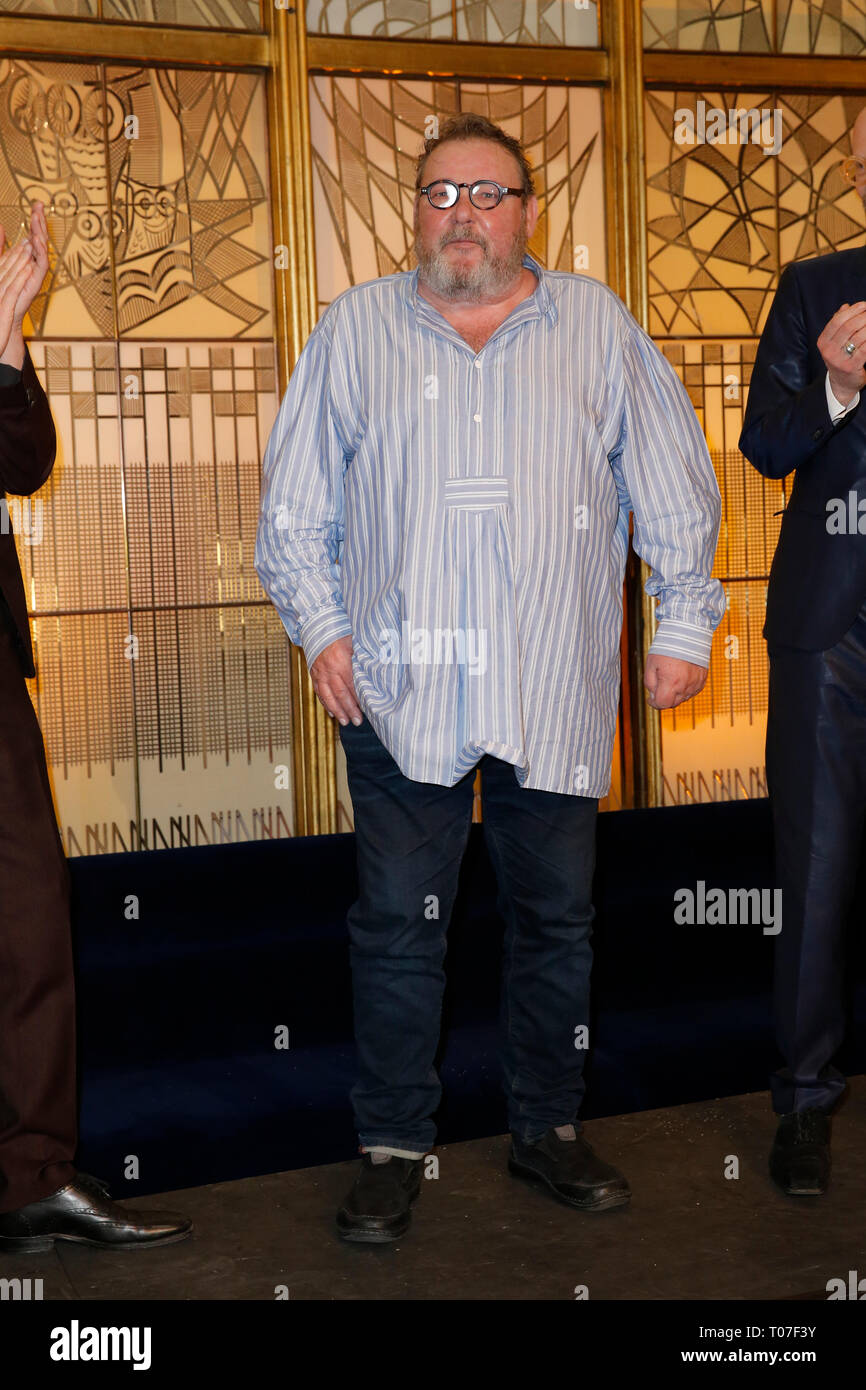 Berlin, Germany. 17th Mar, 2019. Walther Plathe at the world premiere ...