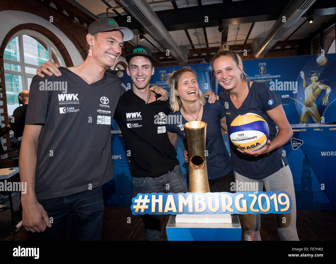 Hamburg, Germany. 18th Mar, 2019. Julius Thole (l-r), Clemens Wickler ...