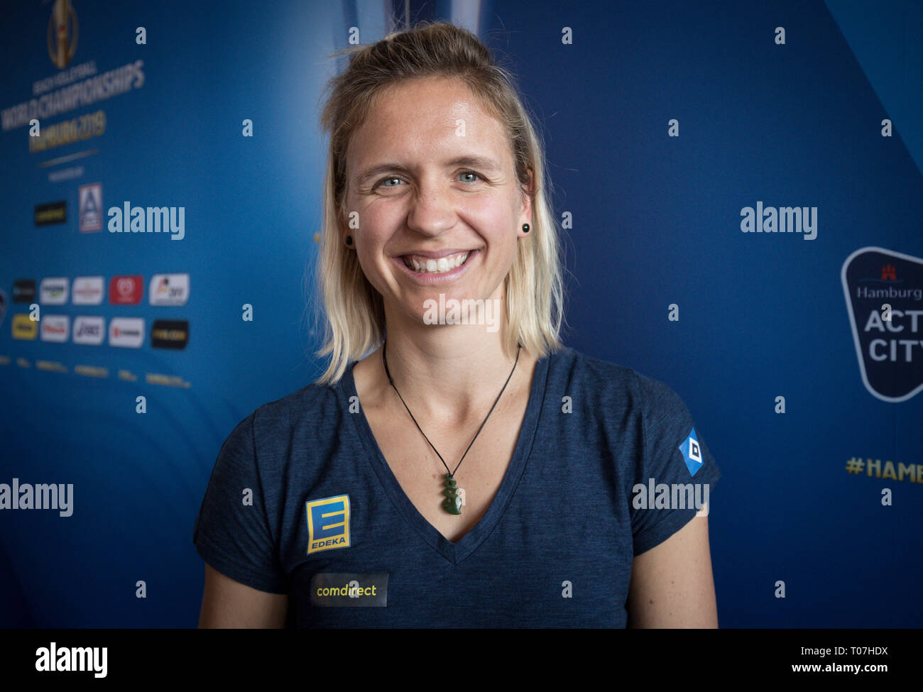 Hamburg, Germany. 18th Mar, 2019. Laura Ludwig, beach volleyball ...
