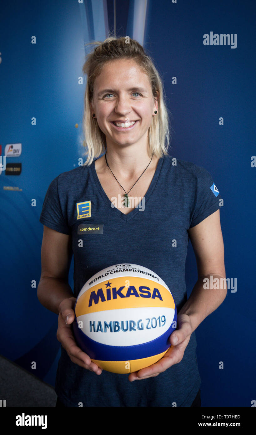 Hamburg, Germany. 18th Mar, 2019. Laura Ludwig, beach volleyball ...