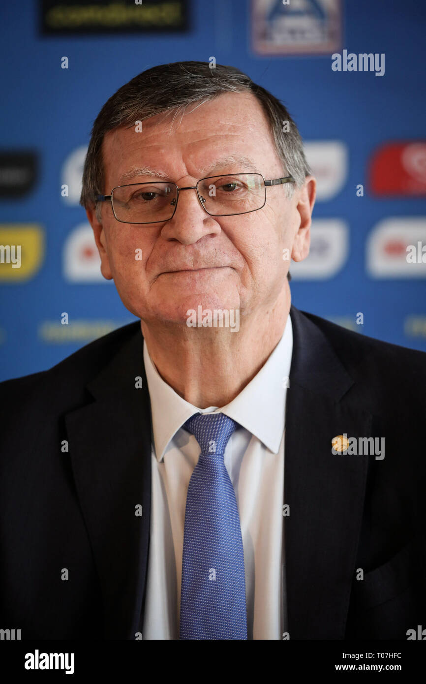 Hamburg, Germany. 18th Mar, 2019. Aleksandar Boricic, President of the ...